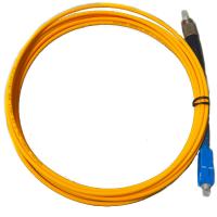 China SM UPC 3.0MM 3M FC to SC Fiber Optic Patch Cord  high return loss for sale