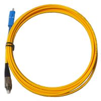 China SM UPC 3.0MM 3M FC to SC Fiber Optic Patch Cord  high return loss for sale