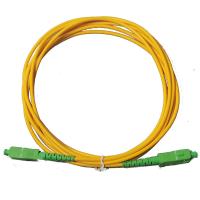 China ANSI SC APC 3.0mm 3m  Fiber Optic Patch Cable SM SX ISO 9001 FODT for sale