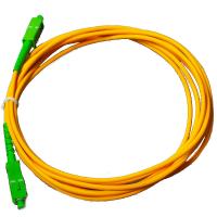 China ANSI SC APC 3.0mm 3m  Fiber Optic Patch Cable SM SX ISO 9001 FODT for sale