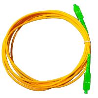 China ANSI SC APC 3.0mm 3m  Fiber Optic Patch Cable SM SX ISO 9001 FODT for sale