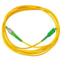 China APC 9/125 SC to FC 3.0mm 3M Fiber Optic Patch Cord Low insertion loss for sale