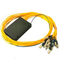 China FC UPC 1X16 Fiber Optic PLC Splitter Low Polarization Dependent Loss for sale