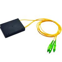China 1X2 SC APC Fiber Cable Splitter Operating Wavelength 1260mm-1650mm for sale