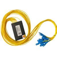 China High Uniformity 1X16 SC UPC Splitter For WAN System 55/55 -40℃~85℃ for sale