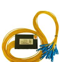 China High Uniformity 1X16 SC UPC Splitter For WAN System 55/55 -40℃~85℃ for sale