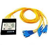 China FTTX System 1X8 SC UPC Fiber Cable Splitter  1310/1490/1550nm for sale