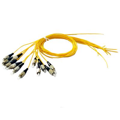 China LSZH 0.9mm2.0mm 1m 1.2m 1.5m FC/PC Fiber Optic Pigtail IEC SM for sale