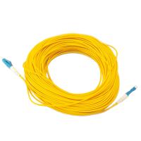 China LC UPC SM 9/125 0.9mm 2.0mm 3.0mm Fiber Optic Patch Cord -40℃~+85℃ for sale