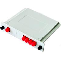 China 2X4 FC UPC PLC Fiber Splitter 55/55 FTTB FTTH FTTC Single Mode for sale