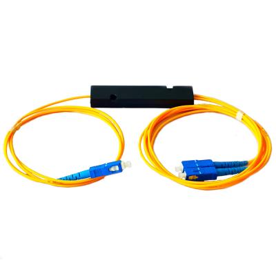 China FTTH 1X2 SC UPC Fiber Cable Splitter Low Insertion Loss OEM Accepted for sale