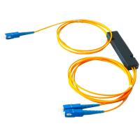 China FTTH 1X2 SC UPC Fiber Cable Splitter Low Insertion Loss OEM Accepted for sale