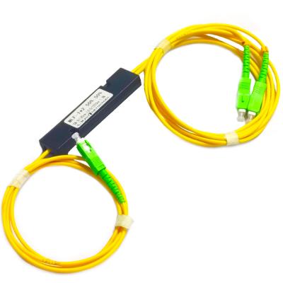 China FTTH 1X2 SC APC Fiber Cable Splitter 1310/1550 Excellent directivity for sale