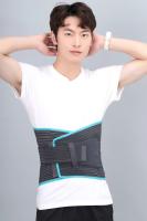 China Double Pull Strap Elastic Back Brace Breathable Back Support Belt For Pain Relief for sale