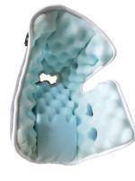 China Convoluted Foam Padded Eggcrate Foot Pillow Cushion Protector Adjustable for sale