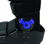China Lightweight While Strong Orthopedic Walking Boot For Sprained Ankle Black for sale