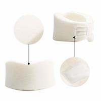 China Cotton Fabric Soft Medical Cervical Collar Orthopedic Neck Brace Adjustable for sale