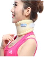 China Breathable Foam Medical Cervical Collar With PE Support Plate CE Certificate for sale