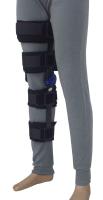 China Black Lightweight Post Op Hinged Knee Brace For Osteoarthritis , Arthritis for sale