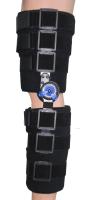 China Breathable Spacer Fabric Medical Knee Brace Wraparound Knee Support for sale