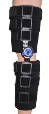 China Breathable Spacer Fabric Medical Knee Brace Wraparound Knee Support for sale