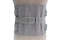 China Reinforced Elastic Lumbar Back Spine Brace With Posterior Steel Stays for sale