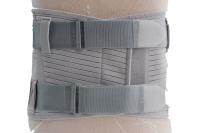 China Reinforced Elastic Lumbar Back Spine Brace With Posterior Steel Stays for sale