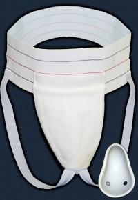 China White Color Men ' S Athletic Supporter , Male Athletic Supporter With Flex Shield Cup for sale