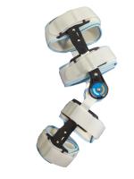 China Universal Telescopic Hinged Post Op Xxxl Knee Brace With ROM And Foam Pad for sale