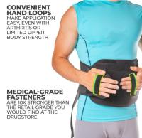 China XXXL Double Strap LSO Back Brace With Therapy Gel Pack for sale