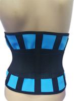 China Adjustable Neoprene Back Brace With Double Pull Strap for sale