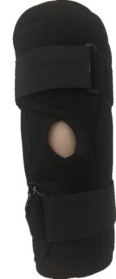 China Breathable Spacer Fabric Hinged Knee Brace , Wraparound Knee Support for sale