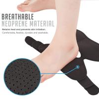China Washable Elastic Medical Ankle Brace Support Stabilizer Neoprene Coated for sale
