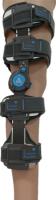 China Aluminum Frame Lightweight Orthopedic Knee Brace With Hinge Mesh Coated for sale