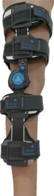 China Aluminum Frame Lightweight Orthopedic Knee Brace With Hinge Mesh Coated for sale