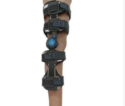 China Lightweight Post Op Neoprene Hinged Knee Brace With Carbon Fiber Bar for sale