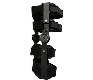 China Foam Pad Coated Adjustable Medical Knee Brace With ROM Hinge for sale