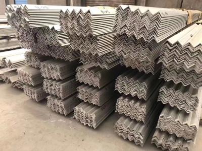 China 201, 304, 316L... Angle steel is used in fields such as electric power and communications, construction and civil engineering, structural support, and shelf construction. for sale