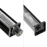 China High-Volume Silent HY-40DC Cross-Flow Fan DC Motor Tangential Air Curtain Industrial Use DC12V/24V Aluminum Alloy 1 Year for sale