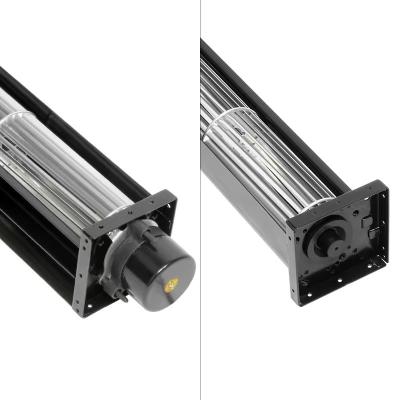 China High-Volume Silent HY-40DC Cross-Flow Fan DC Motor Tangential Air Curtain Industrial Use DC12V/24V Aluminum Alloy 1 Year for sale