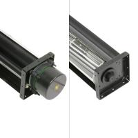 China Silent High-Volume Cross-Flow Duct Fan HY-50DC Series 4 DC12V/24V Industrial OEM Aluminum Alloy 2400RPM 1 Year Warranty for sale