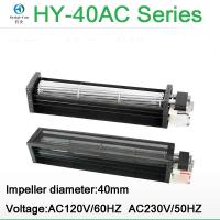 China HY-40AC Series OEM Quiet High-Volume Communication Cross-Flow Circulating Drum Type Fan with Aluminum Alloy Blades AC120V/230V for sale