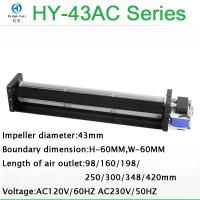 China High Air Volume Silent AC Long Strip HY-43290AC Drum Type Cross-Flow Fan OEM for sale