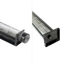 China HY60DC Series Longitudinal/Cross Flow Fans Over 1 Meter in Length Aluminum Alloy OEM Available DC12V/24V for sale