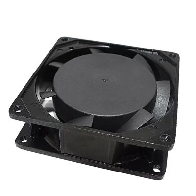 China Manufacturer direct sales small black high-speed, high airflow 8025AC AC cooling long-life fan blower for sale