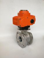China Atex Exdiict4 IP67 ISO5211 Explosion Proof Electric Actuator For Ball Valve for sale