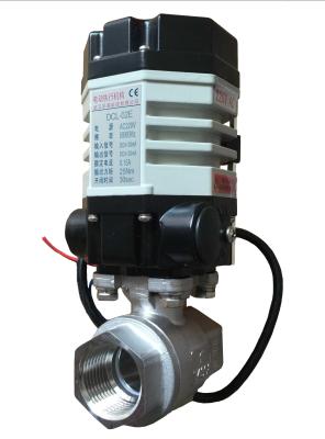 China Smallest turn-on/off 60S 18Nm DC24V Quarter Turn Electric Actuator for sale