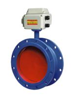 China Flanged Ventilation DN1500 Electric Butterfly Valve for sale