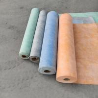 China 60N/cm Tensile Strength Polyethylene Polypropylene Fiber Compound Rolling Waterproof Membrane for Bathroom for sale