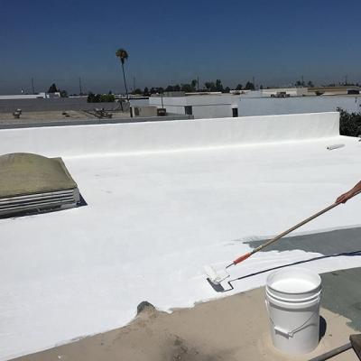 China Metal Roof Waterproof Coating Clear Acrylic Elastomeric Paint Spray / Brush Method for sale
